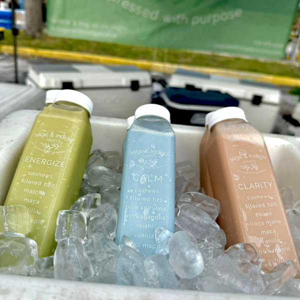 MYLK SAMPLE PACK – Sage and Indigo Juice Co